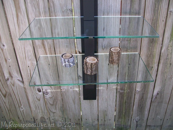 Modern Shelf (glass) - My Repurposed Life®